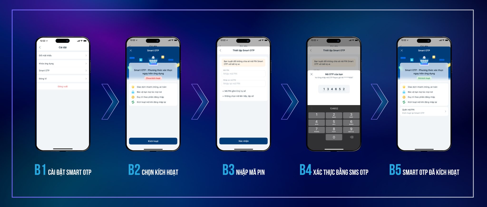 Payoo - Bảo mật tài khoản Payoo với Smart OTP