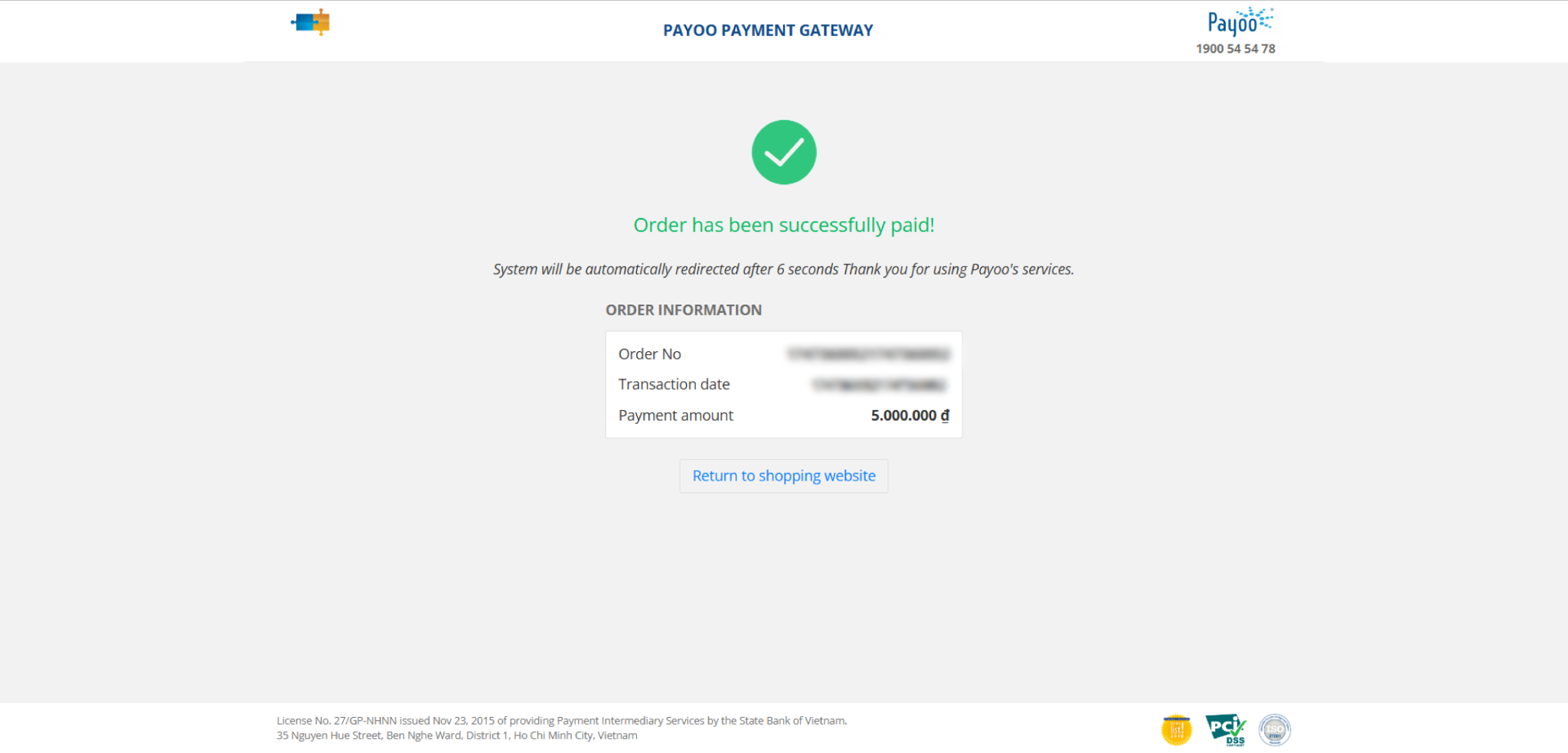 Payoo - Hướng dẫn thanh toán Click to Pay | Visa
